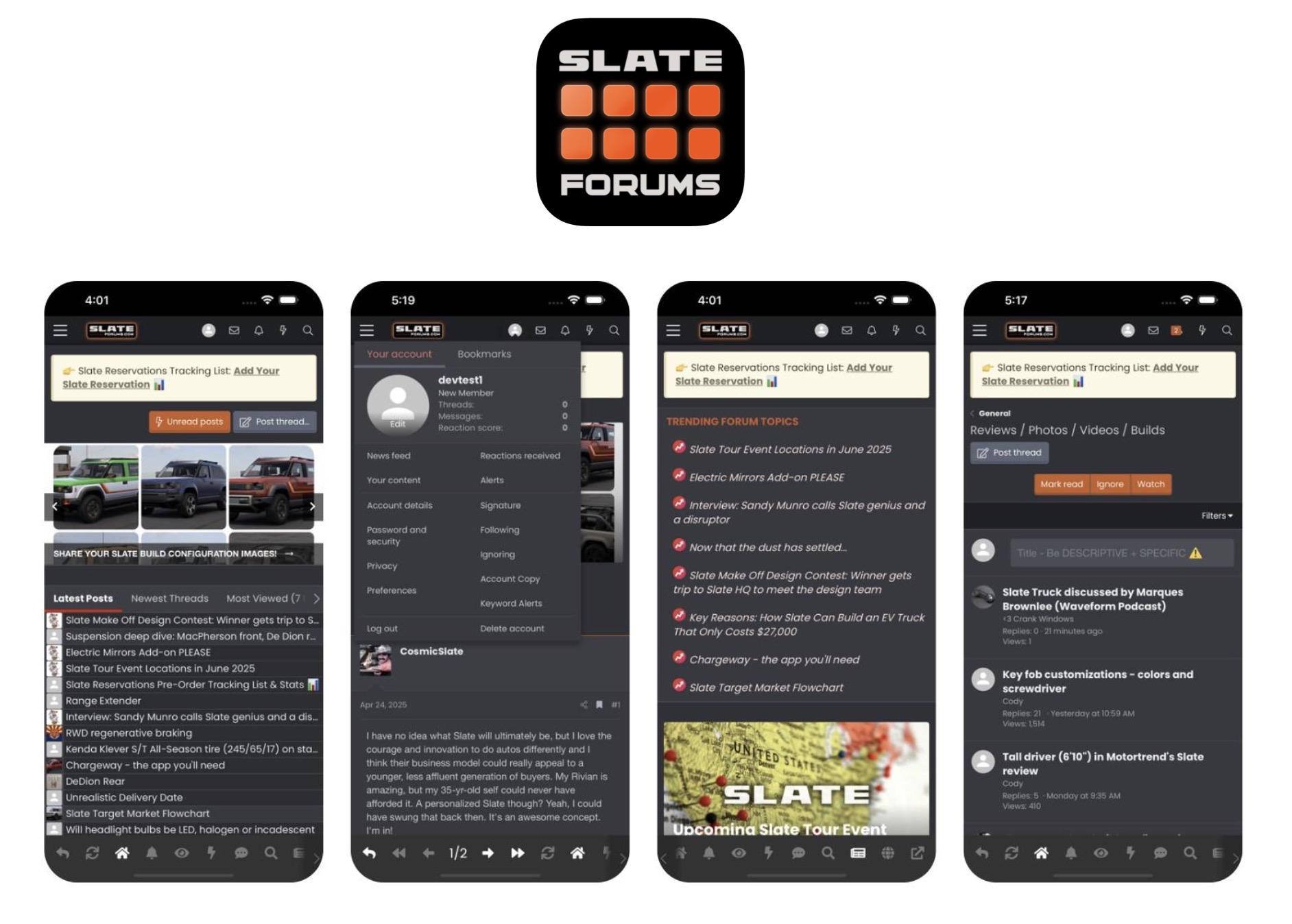 📲 Slate Forums App Now Available | Slate Truck (EV Pickup & SUV) News ...
