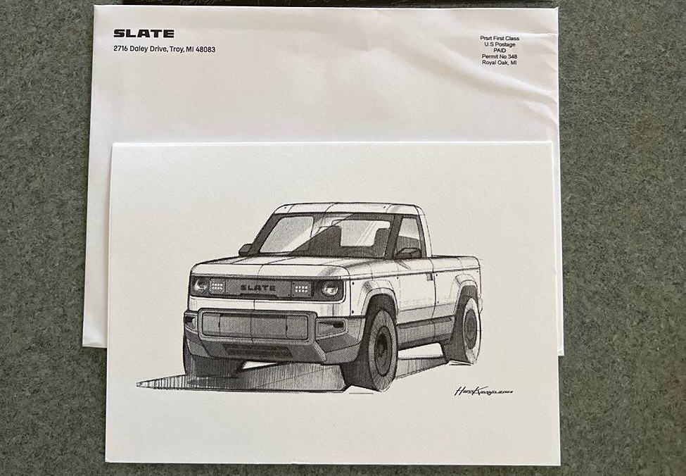Received my gift in mail from Slate Auto - concept sketch | Page 4 ...