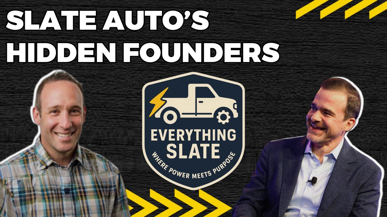 The Hidden Founders Behind Slate Auto | Slate Truck (EV Pickup & SUV ...