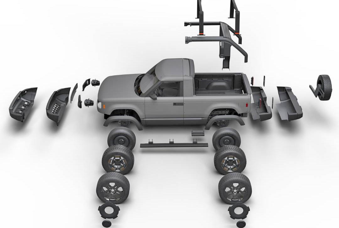 Slate parts & accessories - exploded views | Slate Truck (EV Pickup ...