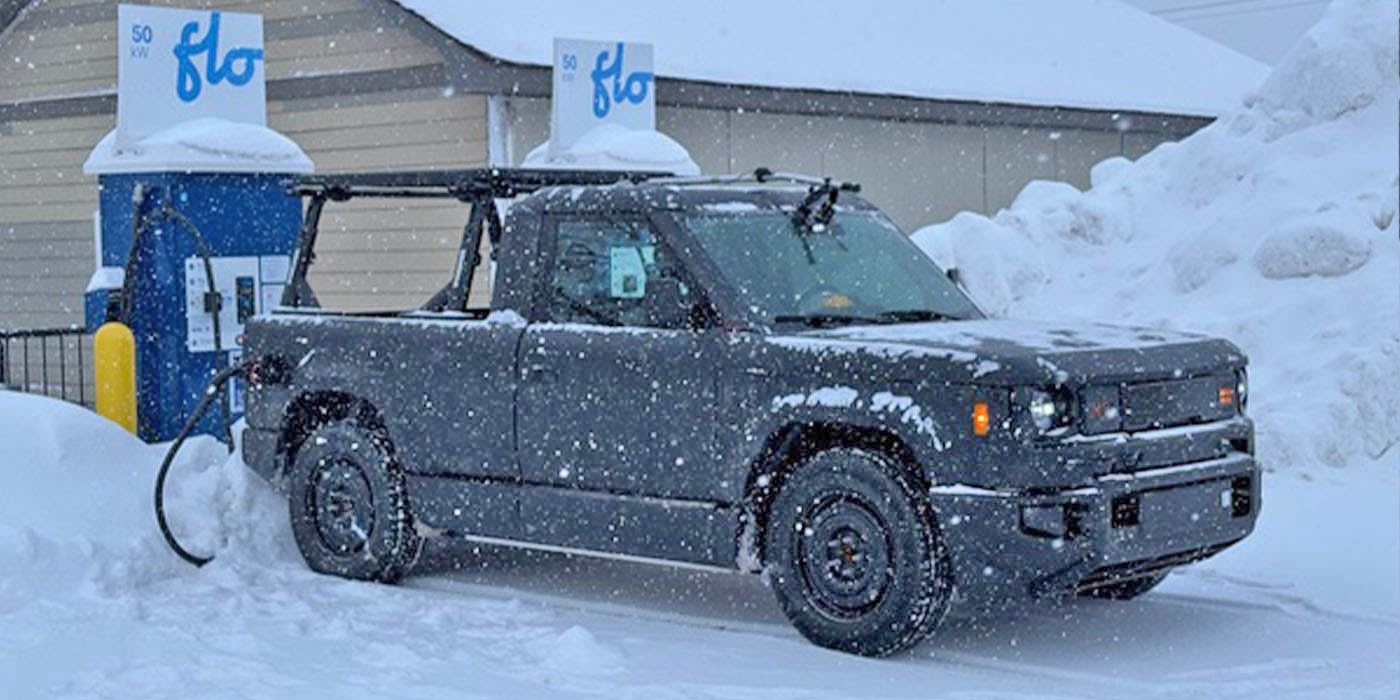 Slate (RWD) spotted snow/cold weather testing. AWD version coming says ...